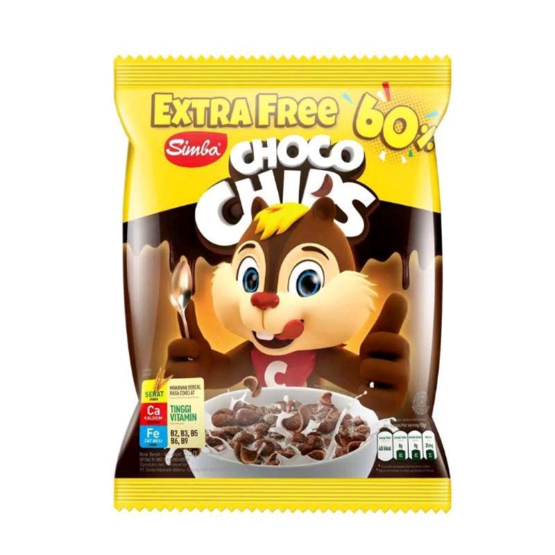 Jual Simba Choco Chips Extra Free 60% 50 + 30gr | Shopee Indonesia