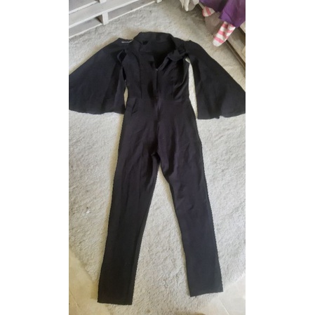 Jual jumpsuit panjang hitam (preloved) | Shopee Indonesia
