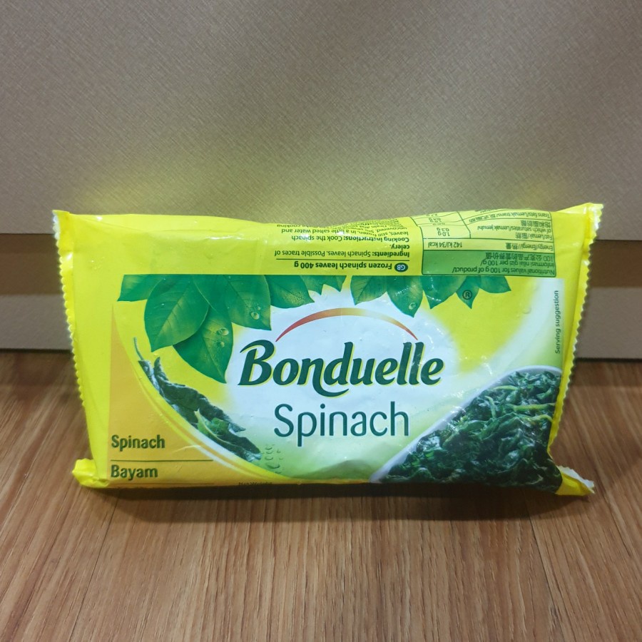 Jual Bonduelle Spinach Frozen Sayur Daun Bayam Beku 400 Gr | Shopee ...