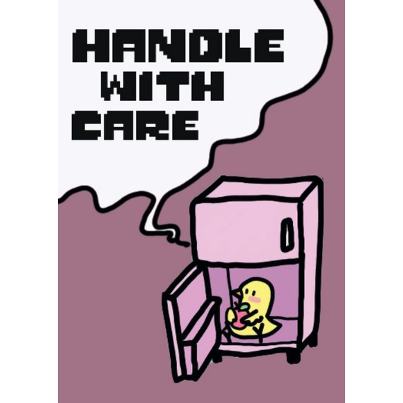 Jual cute fragile sticker 5x7cm | Shopee Indonesia