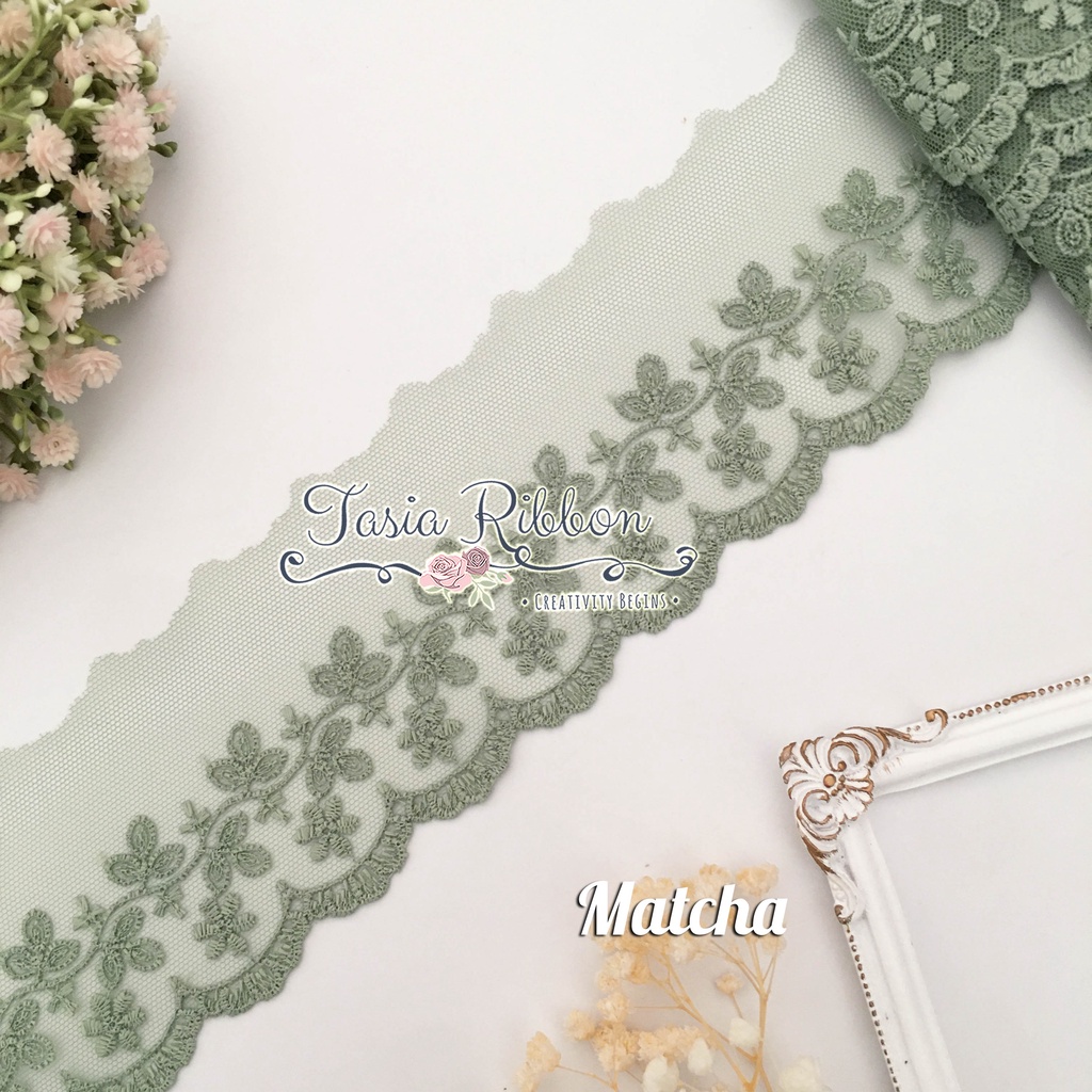 Jual Renda Tile Seroja Ulir ECER (NEW) | Shopee Indonesia