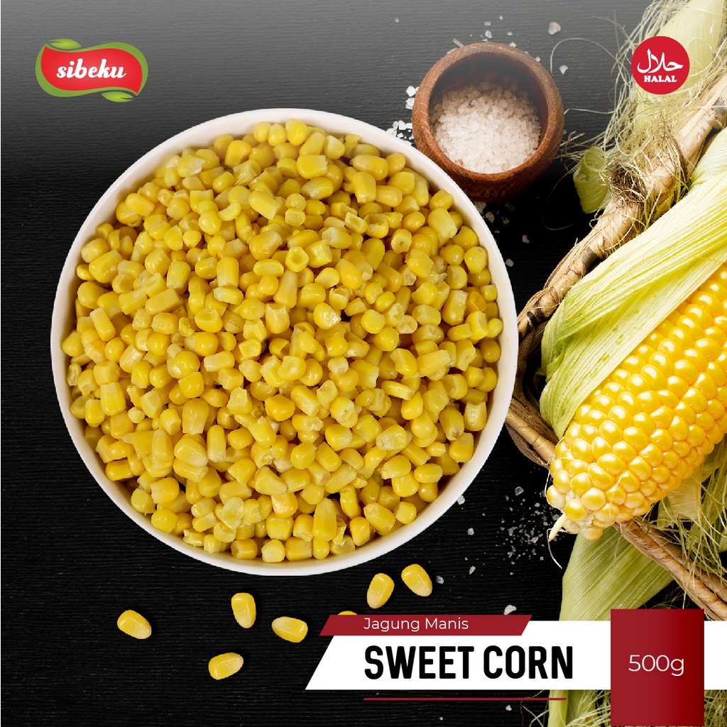 Jual Sweet Corn/Jagung Manis Halal 500gr Frozen Food Ready To Cook ...