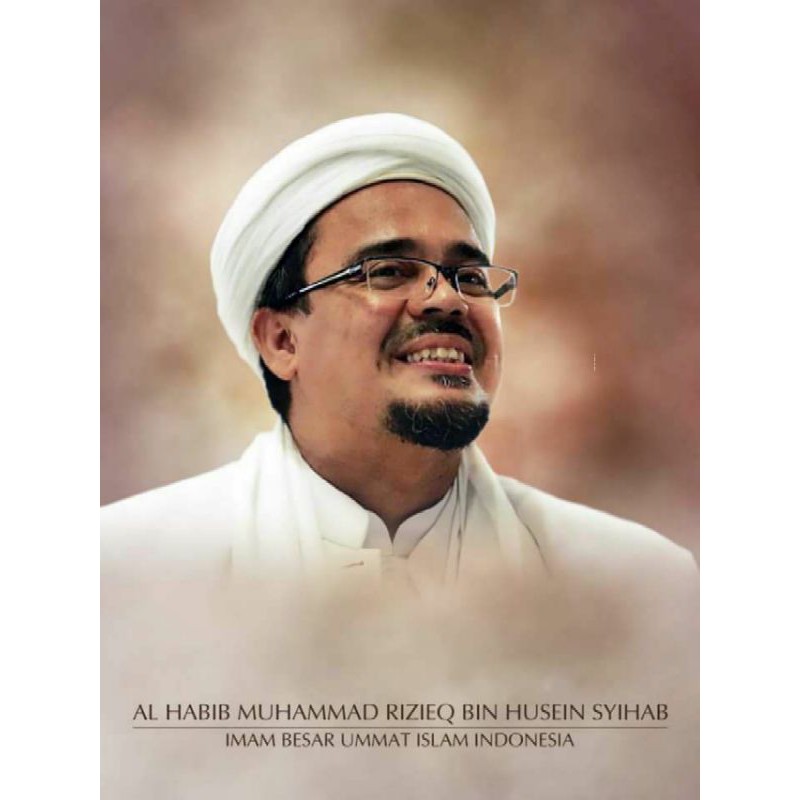 Jual custom cetak satuan foto+bingkai habaib ulama kyai habib indonesia ...
