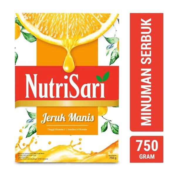 Jual NutriSari Jeruk Manis 750gr - Minuman Jeruk Bervitamin | Shopee ...