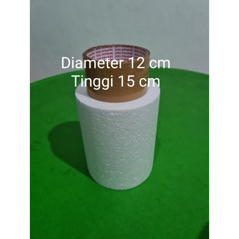 Jual Ukuran 12cm Tinggi 11-15cm Dummy Cake Styrofoam Gabus Kue Bentuk ...