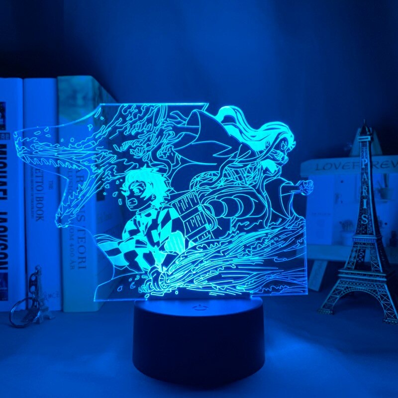 Jual Kimetsu No Yaiba Demon Slayer LAMPU LED PURINSU ANIME LIGHT MOOD ...