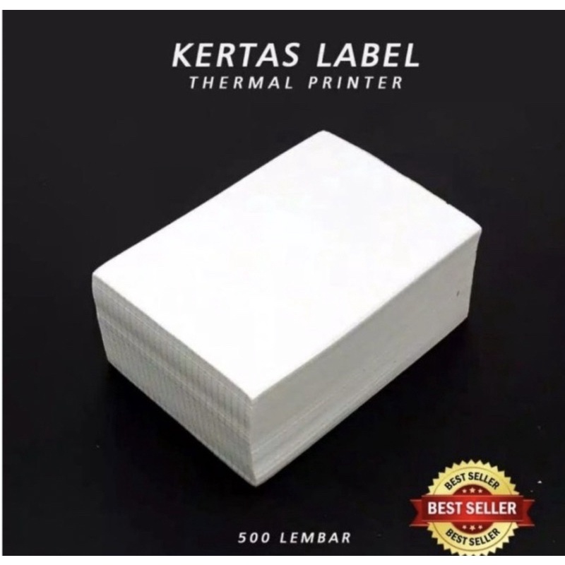 Jual Kertas LABEL Thermal Printer Ukuran 100 x 150mm (500 Lembar ...