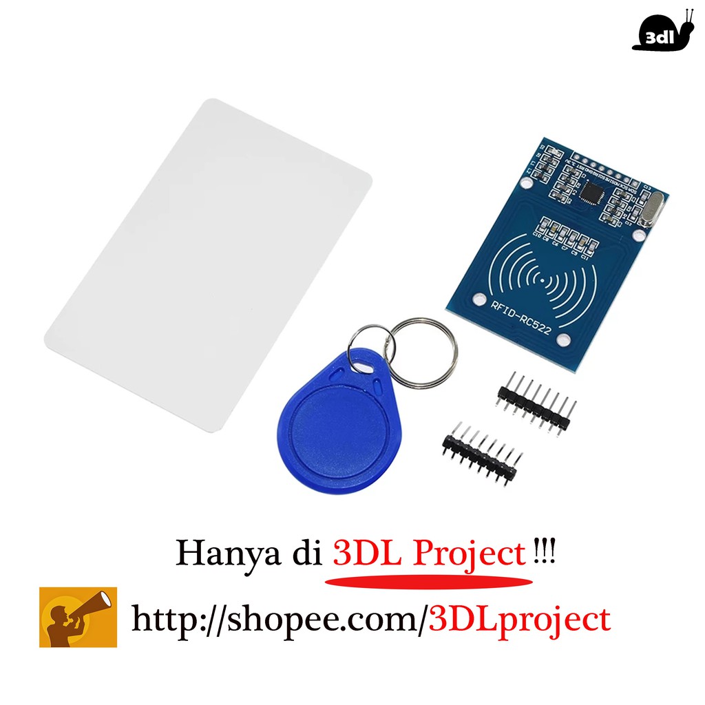 Jual MFRC-522 13.56 Mhz Mifare RC522 RFID Reader Writer Arduino ...