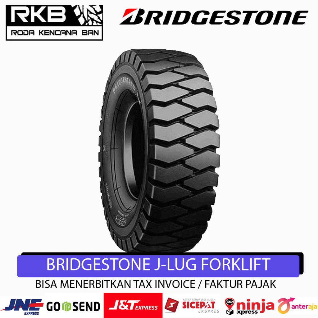 Jual Ban Forklift Bridgestone J-Lug 6.50-10 10PR - Ban Forklift size 650-10 | Shopee Indonesia