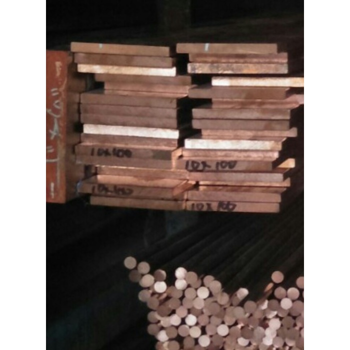 Jual Plat Tembaga / Busbar Tembaga Asli 8mm x 50mm x 250mm | Shopee ...