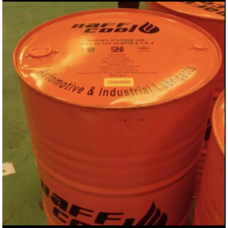 Jual Oli Mesin Solar Naff Cool SAE 40 CF-4 Diesel Engine Oil 200 liter ...