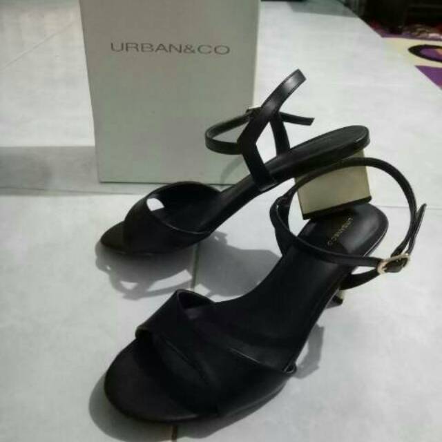 Jual Urban&Co Shoes Heels Hitam | Shopee Indonesia