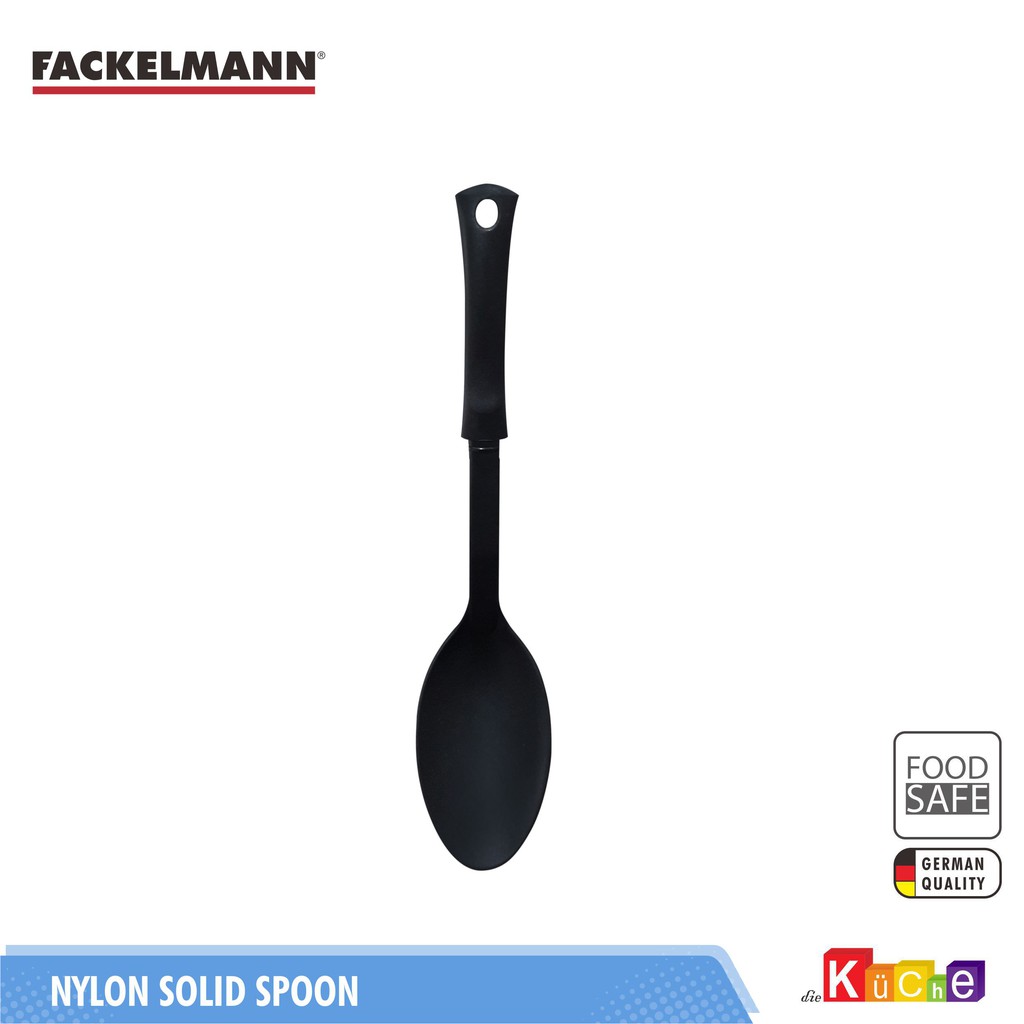 Jual Fackelmann Solid Spoon With Black PP Handle/ Sendok Saji | Shopee Indonesia