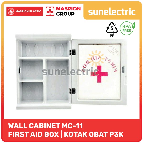 Jual Maspion PLA MC11 / MC 11 Kotak Obat P3K Dinding First Aid Box 4 Susun Tempat Penyimpanan ...