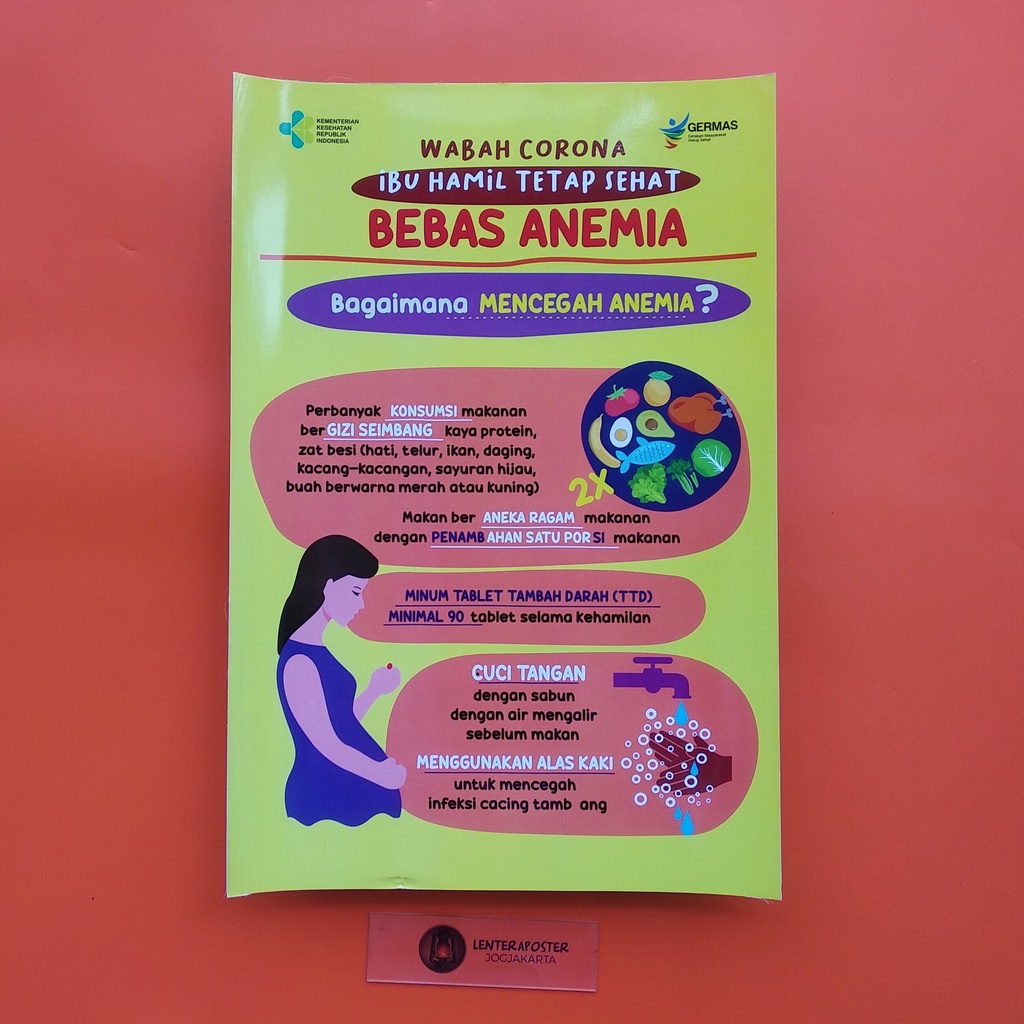 Jual Terbaru !! Poster Anemia Ibu Hamil : Bagaimana Mencegah Anemia ...