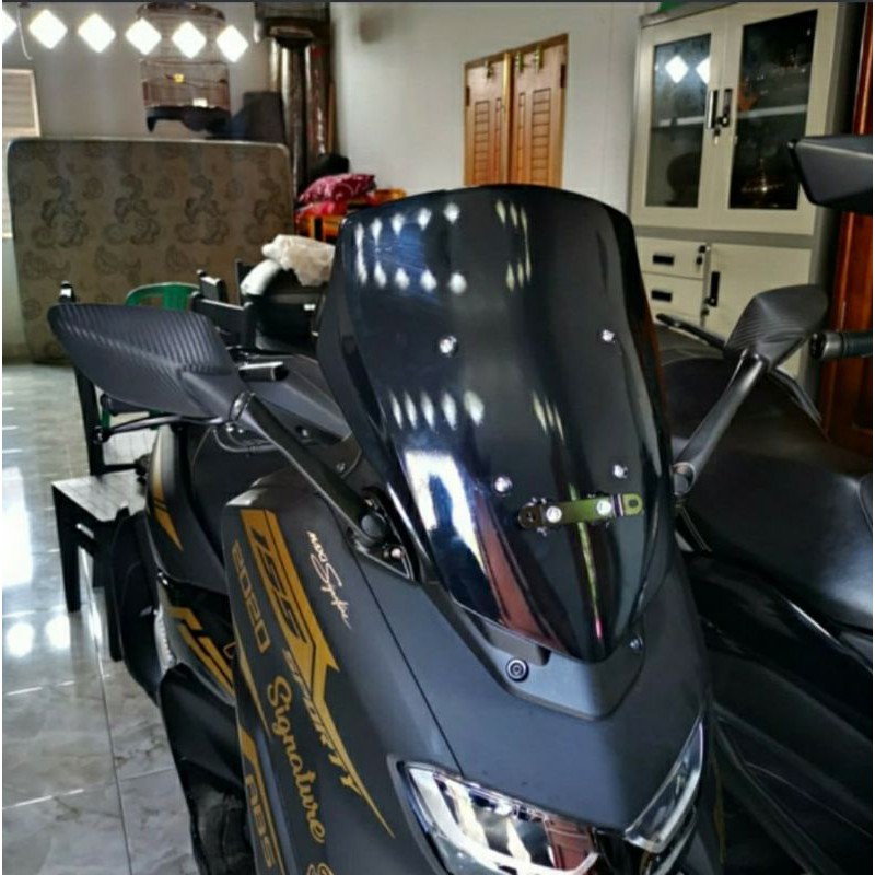 Jual Breket + Spion R25 carbon all new Nmax 2020-2023 | Shopee Indonesia