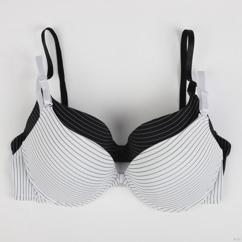Jual Bra Push Up dengan Kait Depan Motif Garis untuk Wanita | Shopee ...