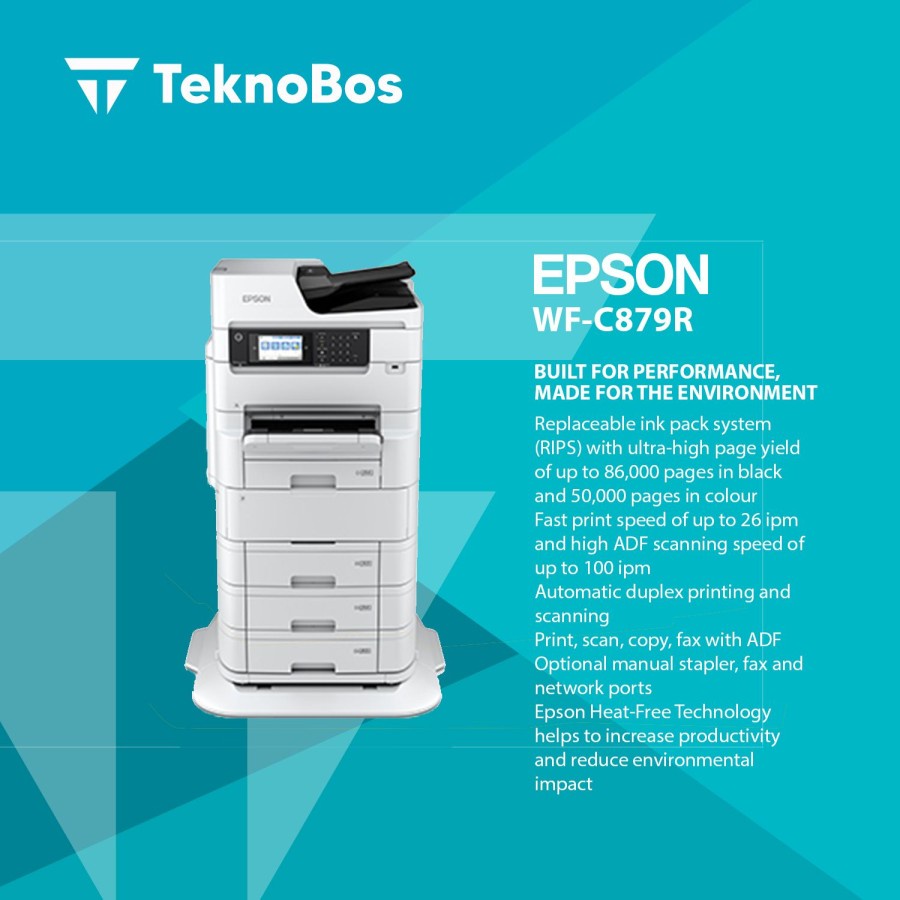 Jual EPSON WorkForce WF C879R Inkjet Multifunction Printer | Shopee Indonesia