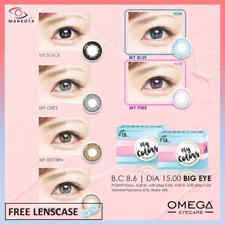 Jual SOFTLENS MY COLOR NORMAL & MINUS (-0.50 SD -6.00) 15MM BY OMEGA ...