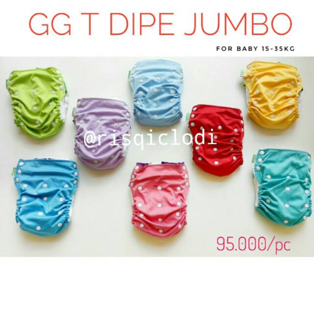 Jual Popok Kain Bayi Cloth Diaper Clodi GG T Dipe Jumbo | Shopee Indonesia
