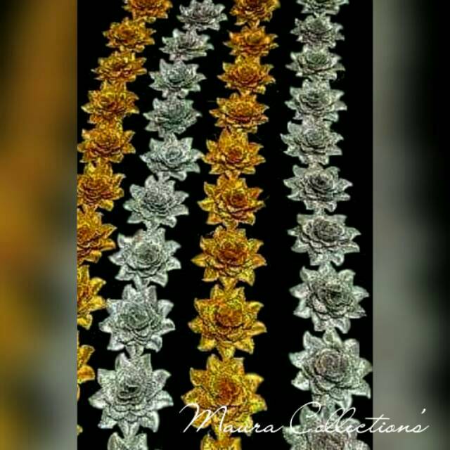 Jual Renda Bordir Komputer Bunga Tabur (4pcs) | Shopee Indonesia