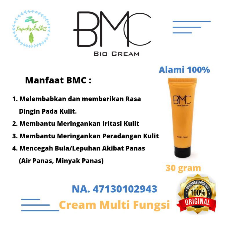 Jual Salep BMC Bio Multiple Cream Cream Multi Fungsi Anti Bula Lepuhan ...