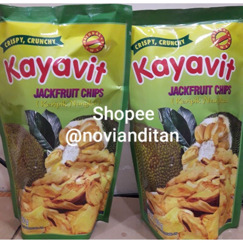 Jual KAYAVIT KERIPIK NANGKA - JACKFRUIT CHIPS - KRIPIK NANGKA CRISPY ...