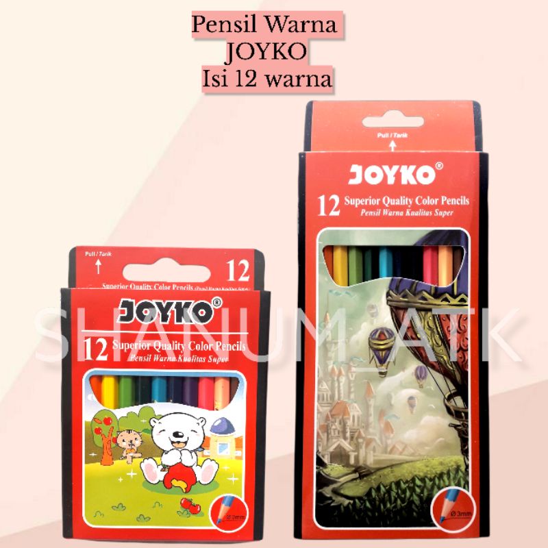 Jual Pencil Warna Colored Pencils Pensil Warna Joyko Tinggi Panjang