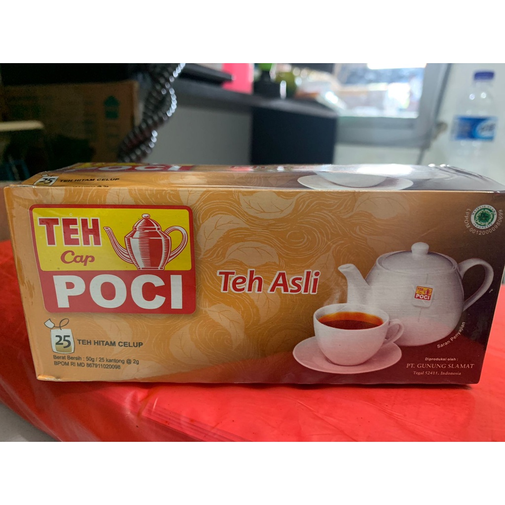 Jual Teh Cap Poci Teh Hitam 50 G | Shopee Indonesia
