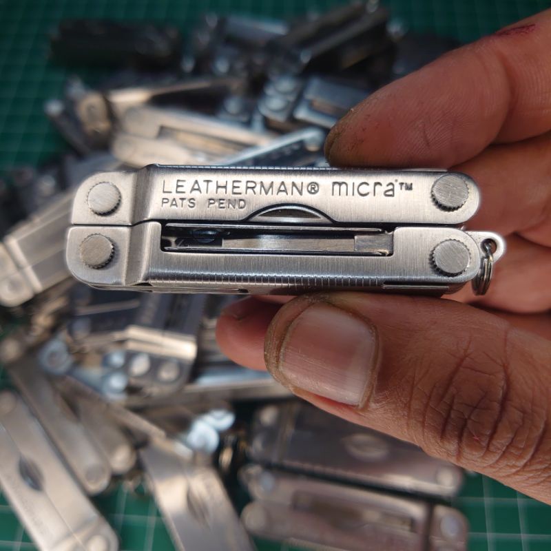 Jual LEATHERMAN MICRA Multi Tools Mini Gunting Klasik Gantungan Kunci ...