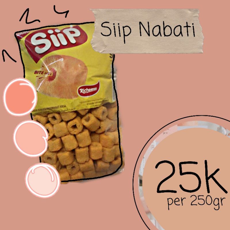 Jual Siip Nabati Snack Kiloan (250gr) | Shopee Indonesia