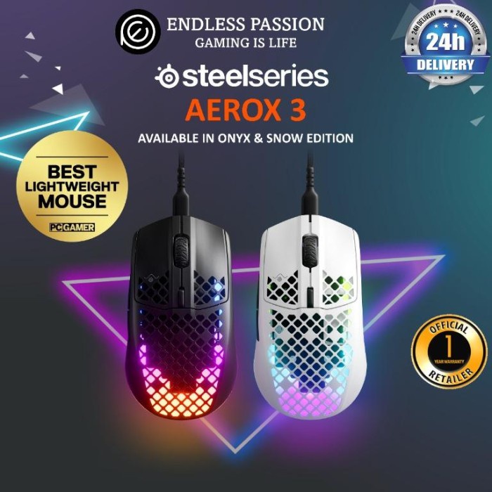 Jual Steelseries Aerox 3 - Pro Gaming Mouse Best Hight Quality Performa ...