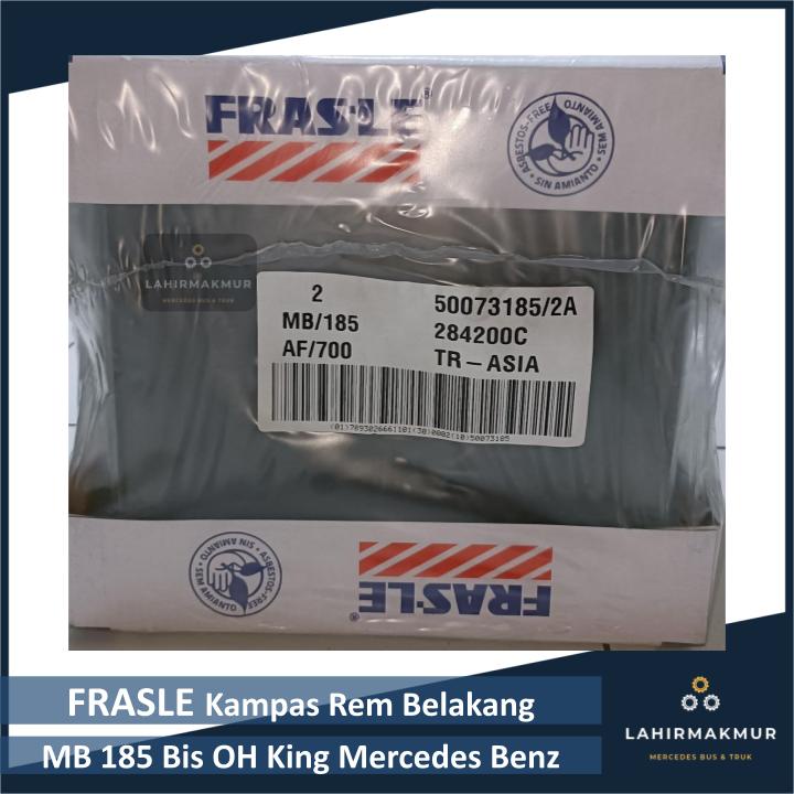 Jual Kampas Rem Belakang MB 185 Frasle Bis OH King Mercy/Mercedez ...