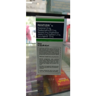 Jual PARATUSIN SYRUP 60 ML / MENGOBATI BATUK PILEK DEMAM ANAK DAN ...