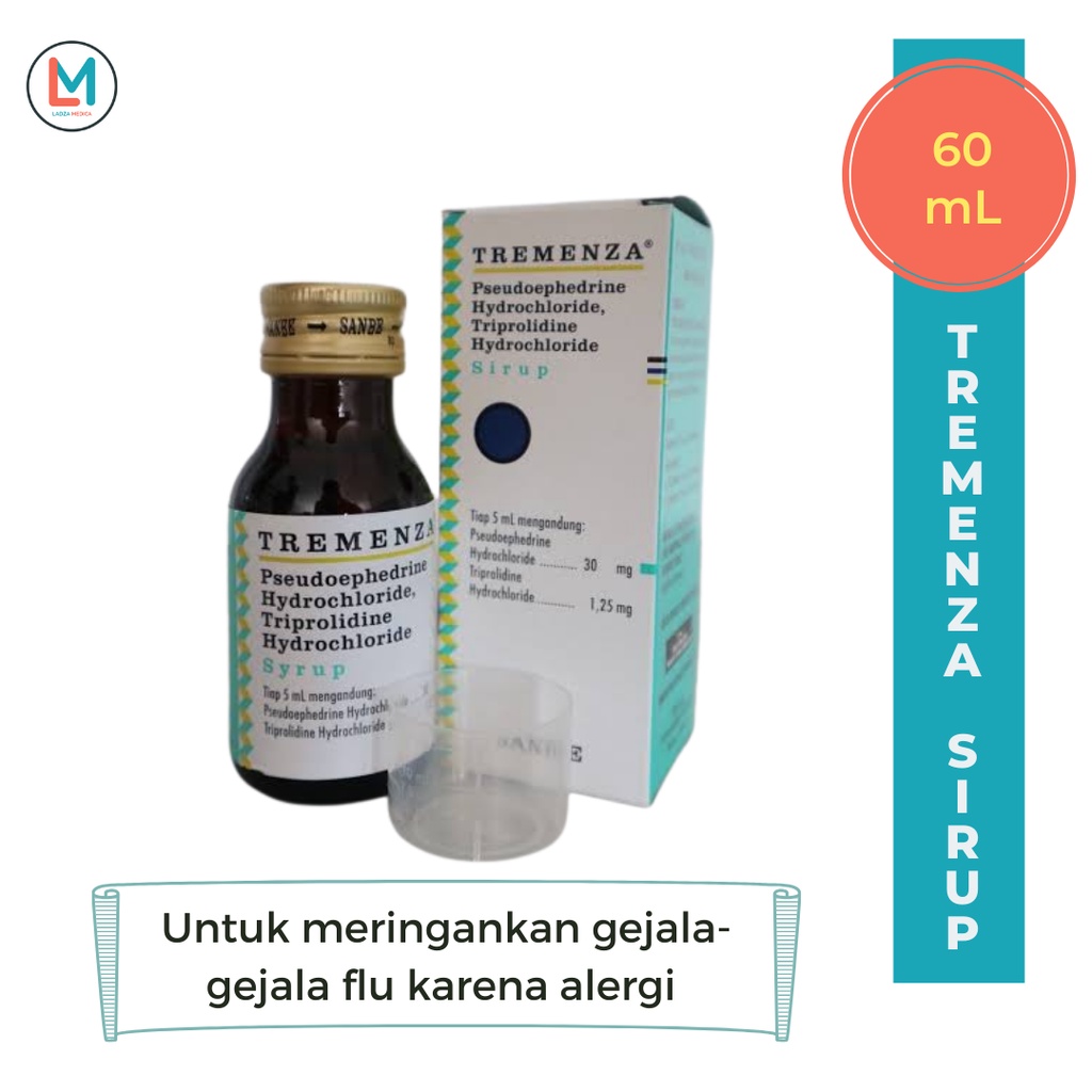 Jual Tremenza Syrup 60 mL | Obat Batuk & Pilek | Shopee Indonesia