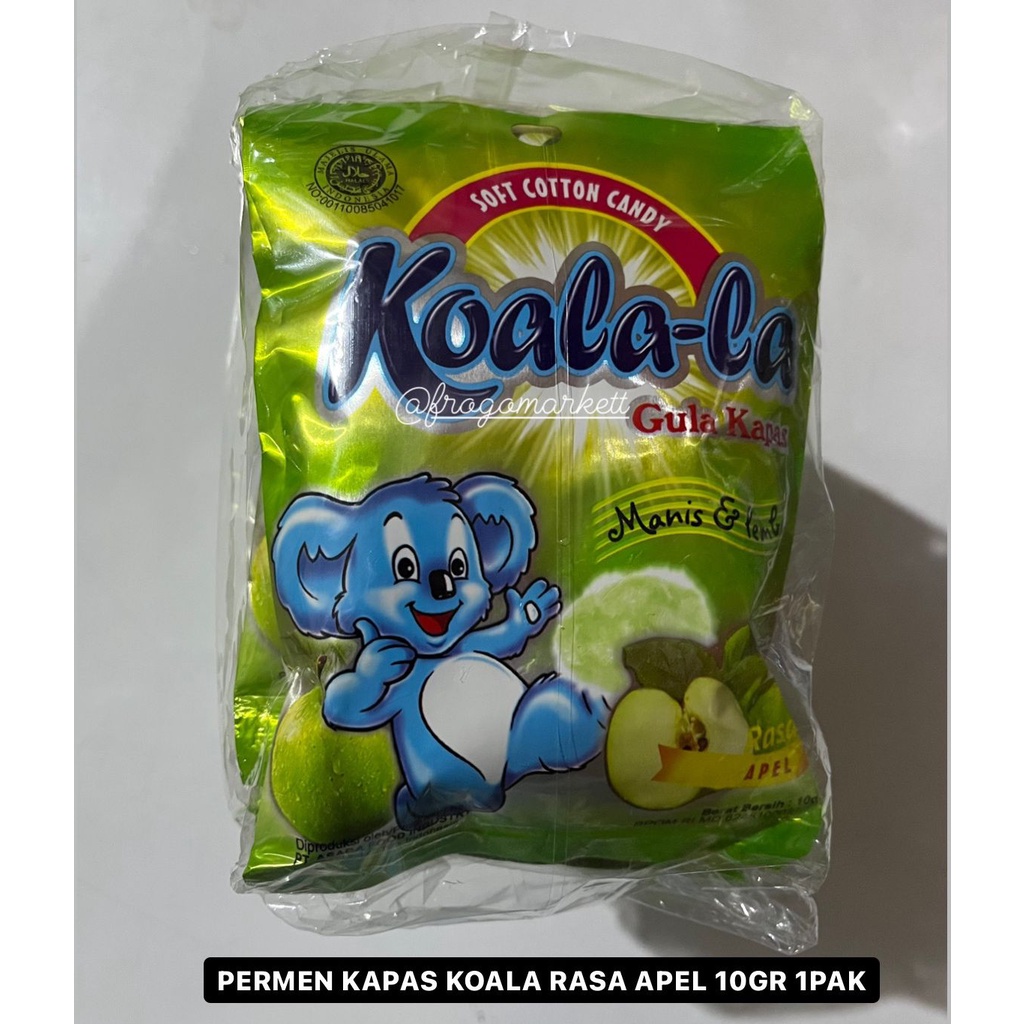 Jual Permen Gula Kapas Koala 1pak (10pcs x 10gr) | Shopee Indonesia