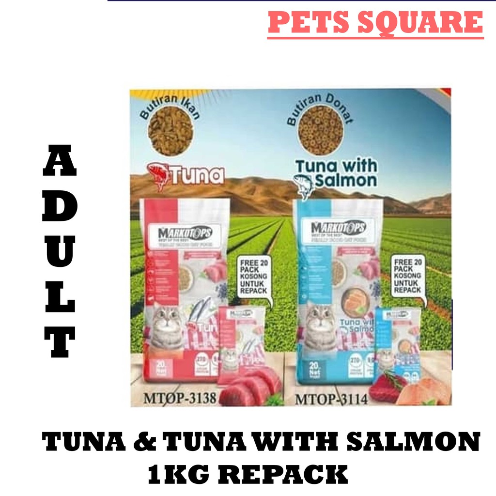 Jual MARKOTOPS TUNA/TUNA SALMON 1KG REPACK | Shopee Indonesia