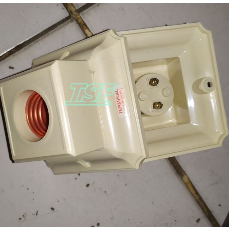 Jual Fitting Flapon / Fitting Lampu Putih ORC Segi / Plafon | Shopee ...