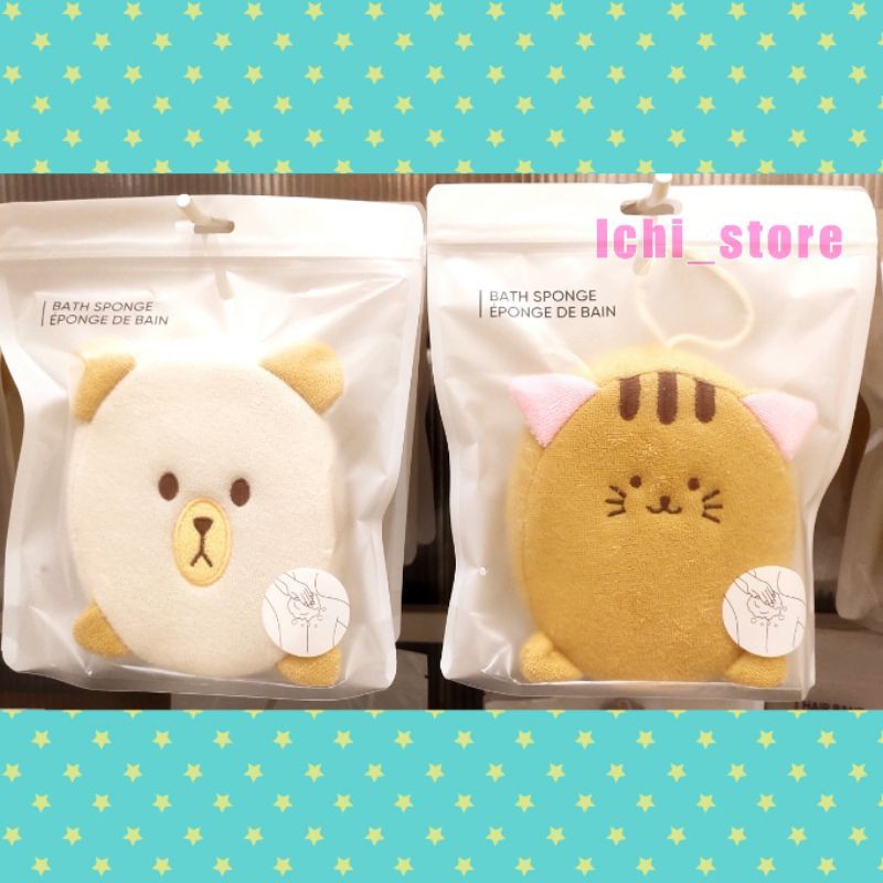 Jual Bath Sponge Miniso | Spons Mandi Miniso | Bath Sponge Animal ...