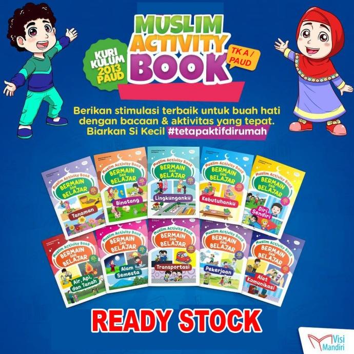 Jual Buku Tk A / Paud : Muslim Activity Book 89 | Shopee Indonesia