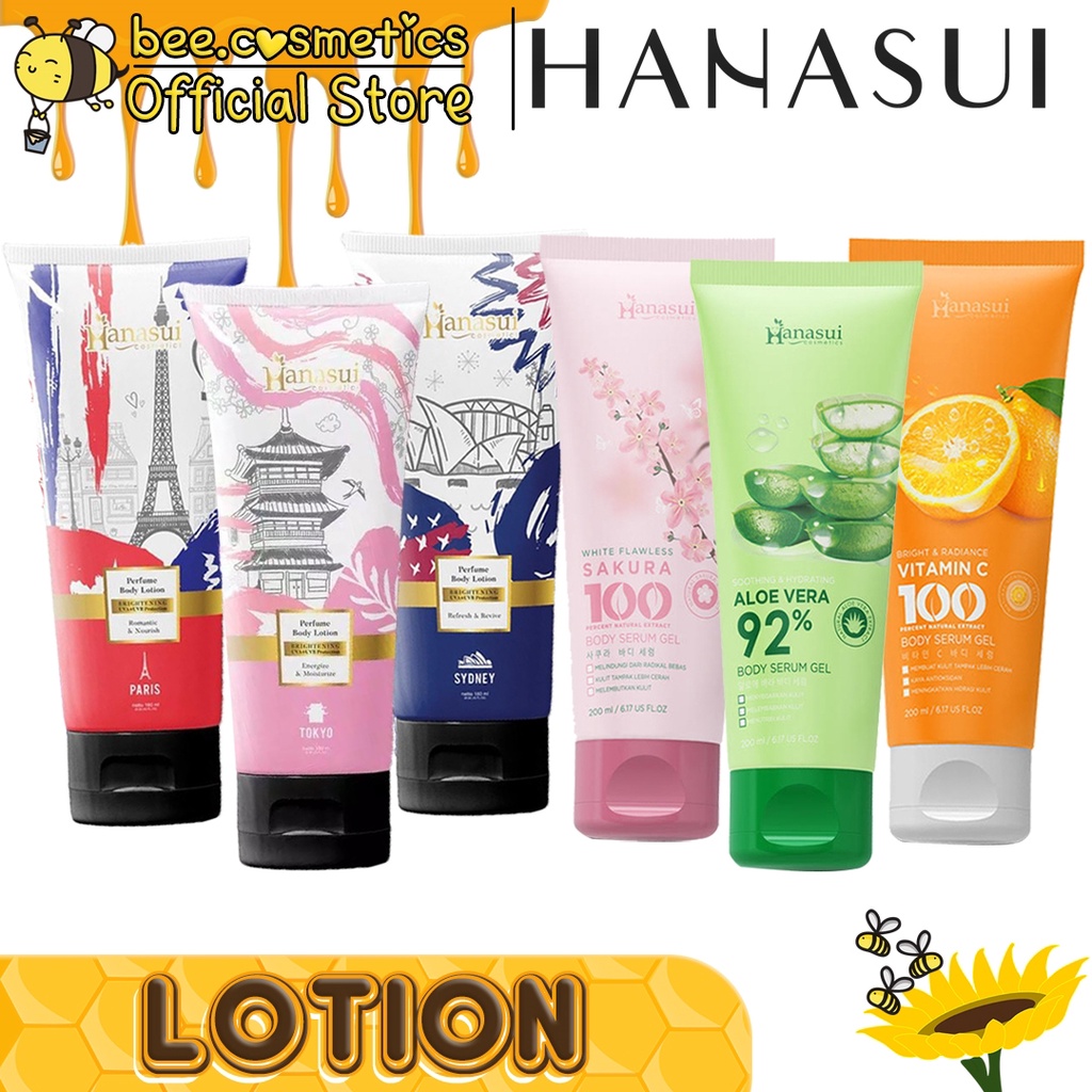 Jual HANASUI PARFUME BODY LOTION ( PARIS / SYDNEY / TOKYO ) / HANASUI ...