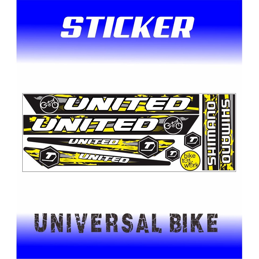 Jual DESIGN DECAL SETIKER VARIASI SEPEDAH /STIKER SEPEDA JUMBO ...