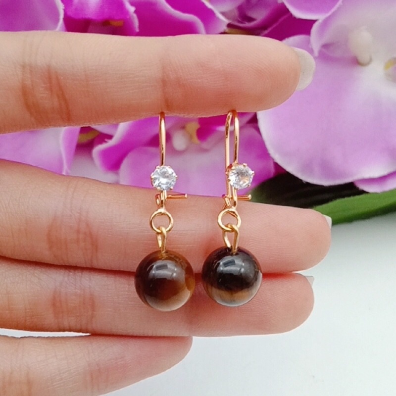 Jual anting xuping wanita permata giok Tiger eyes terbaru star+ ...