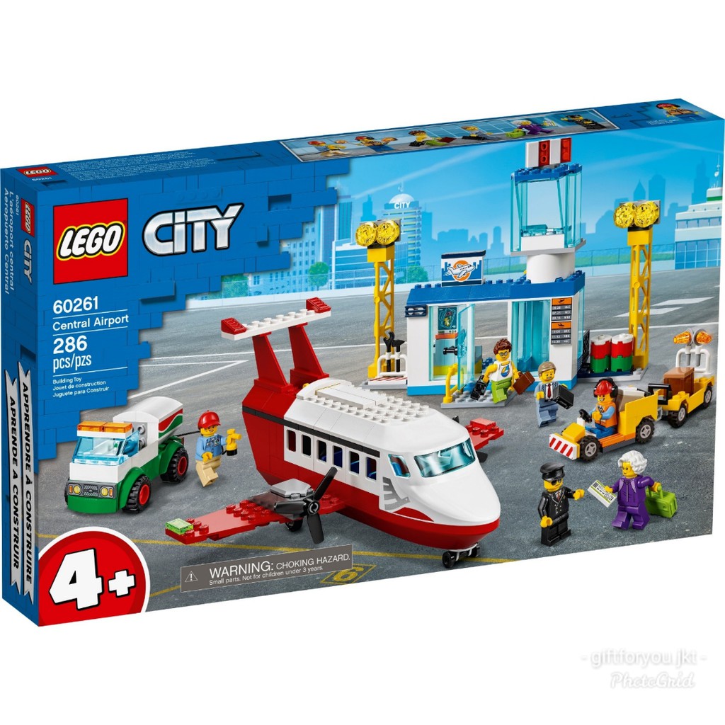 Jual Lego City Central Airport Playset Pesawat Mainan Bricks Original ...