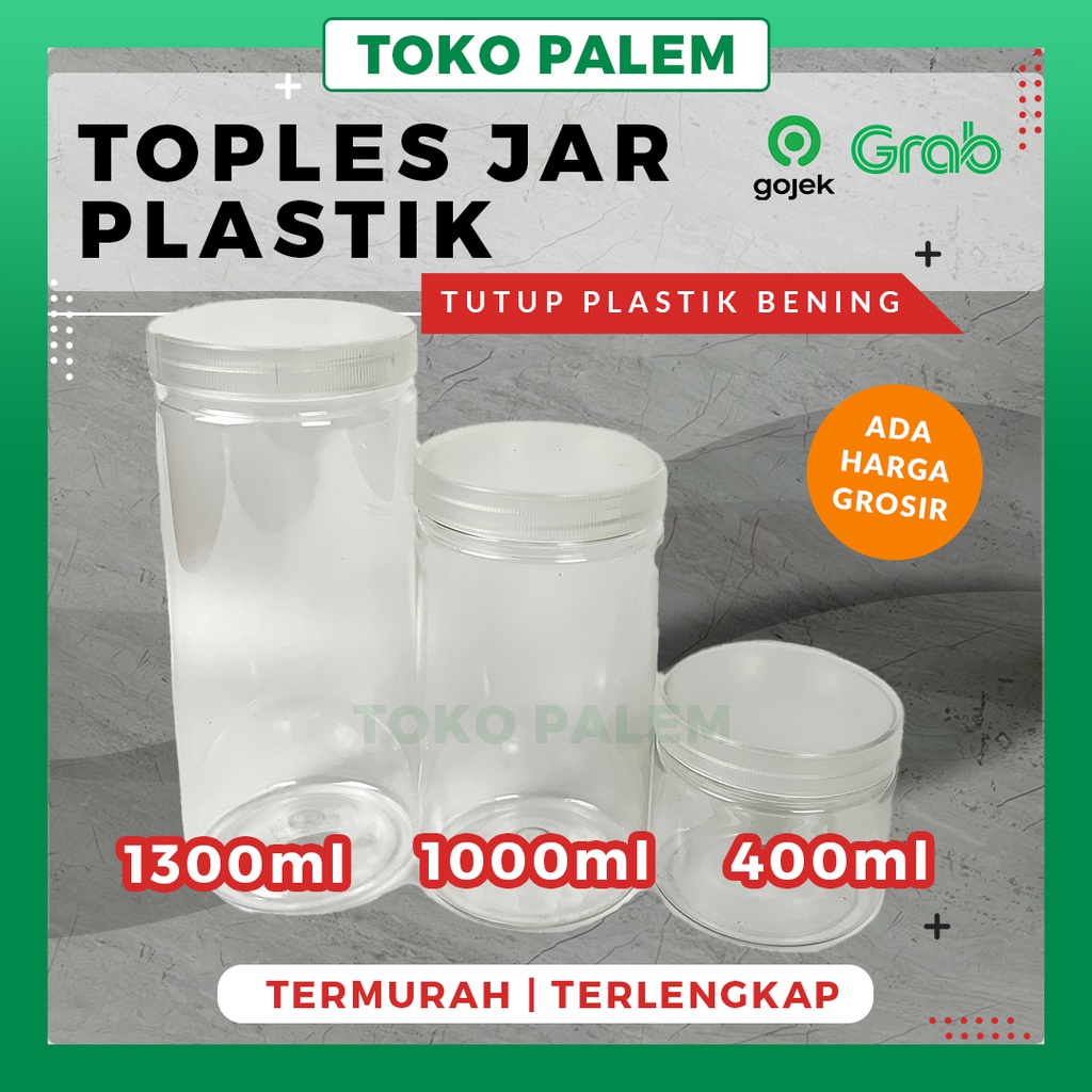 Jual Toples Tabung silinder plastik 400 ml 1000 ml 1300 ml TEBAL | Shopee Indonesia