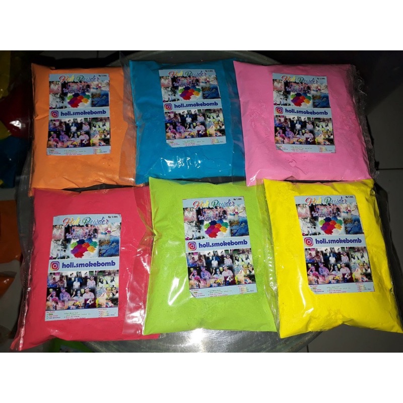 Jual HOLI POWDER TEPUNG WARNA WARNI | Shopee Indonesia