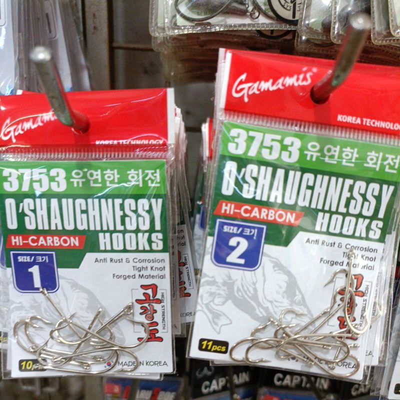 Jual Mata pancing kail o shaug hooks hi carbon 3753 batang panjang ...