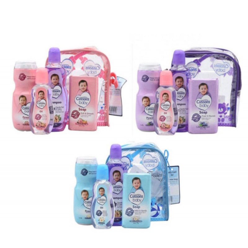 Jual 4 in 1 Cussons Baby Mini Bag, Cussons Gift Set Bayi, Sett Bedak ...