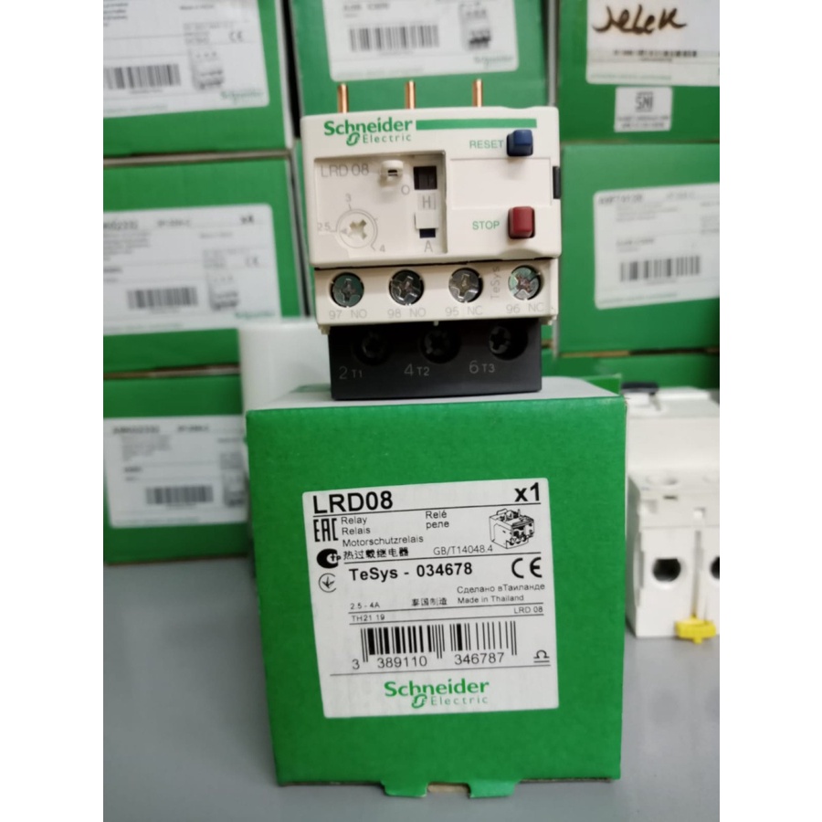 Jual Overload / Thermal Overload / LRD06 - LRD08 Schneider | Shopee ...