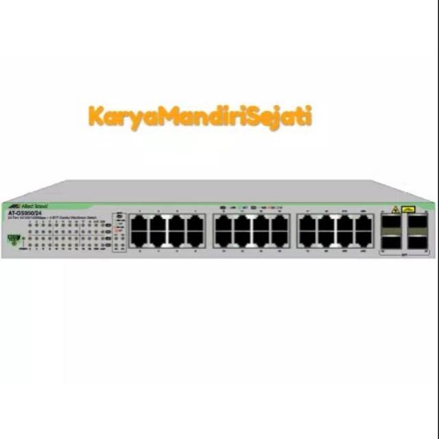 Jual Allied Telesis websmartswitch gigabit unmanaged 24port+SFP, AT-GS950/24 | Shopee Indonesia